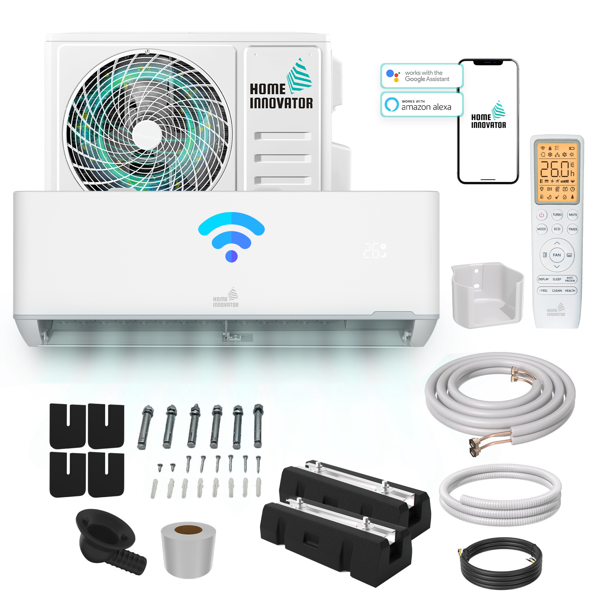 Mono Split Klimaanlage HI-12W-Set 3,4kw - Homeinnovator